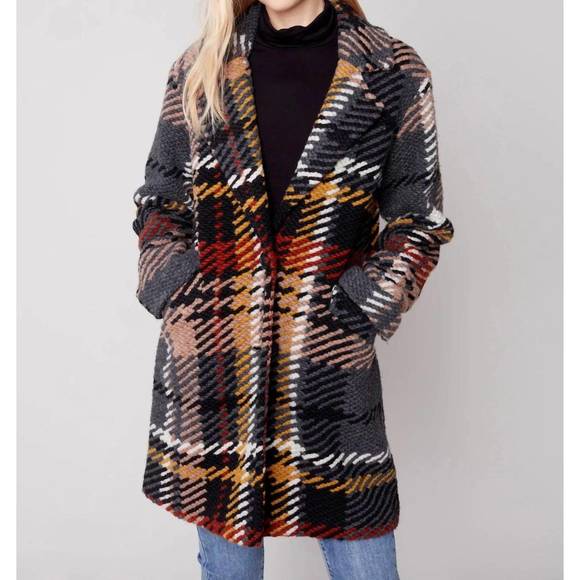 CHARLIE B | Jackets & Coats | New Charlie B Cora Boucle Knit Coat In ...